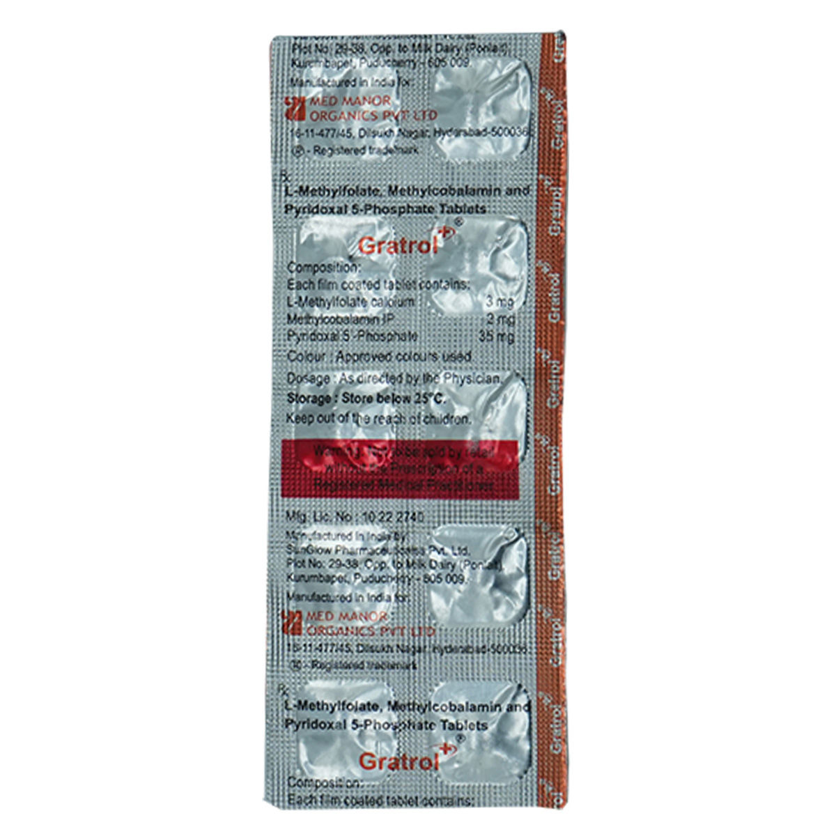 Gratrol Plus Tablet 10's Price, Uses, Side Effects, Composition ...