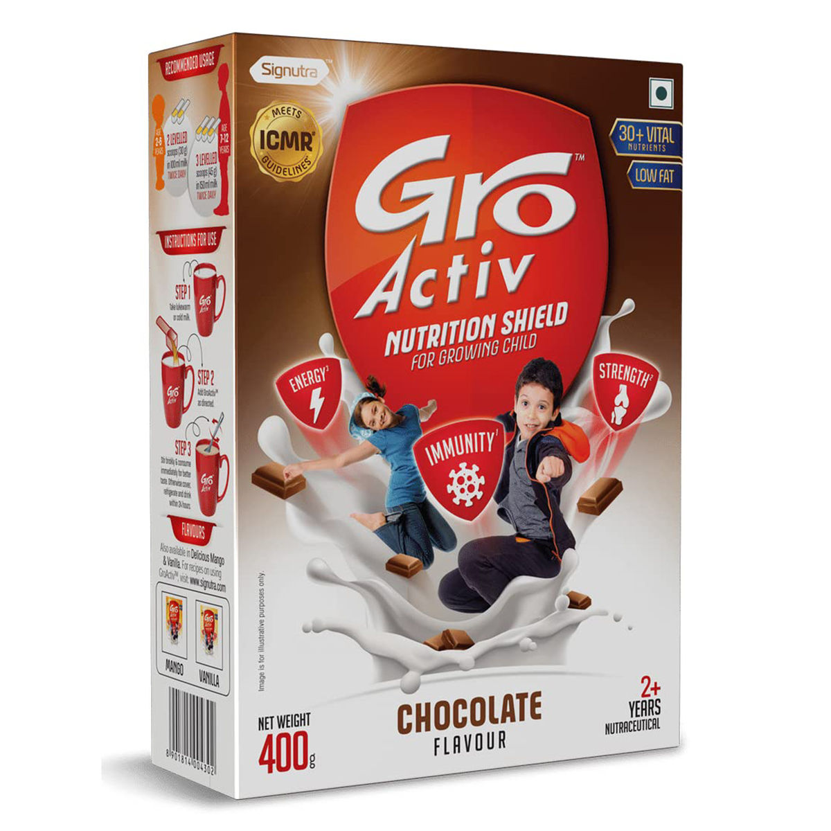 Groactiv Chocolate Powder | Uses, Side Effects, Price | Apollo Pharmacy
