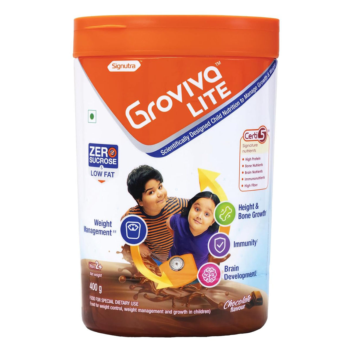 Groviva Lite Chocolate Powder | Uses, Side Effects, Price | Apollo Pharmacy