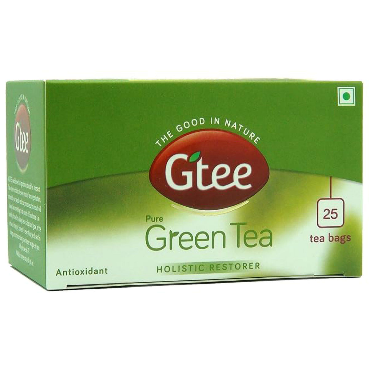 Buy Gtee Pure Green Tea Bags, 25 Count | 19 Minutes Delivery | Apollo ...