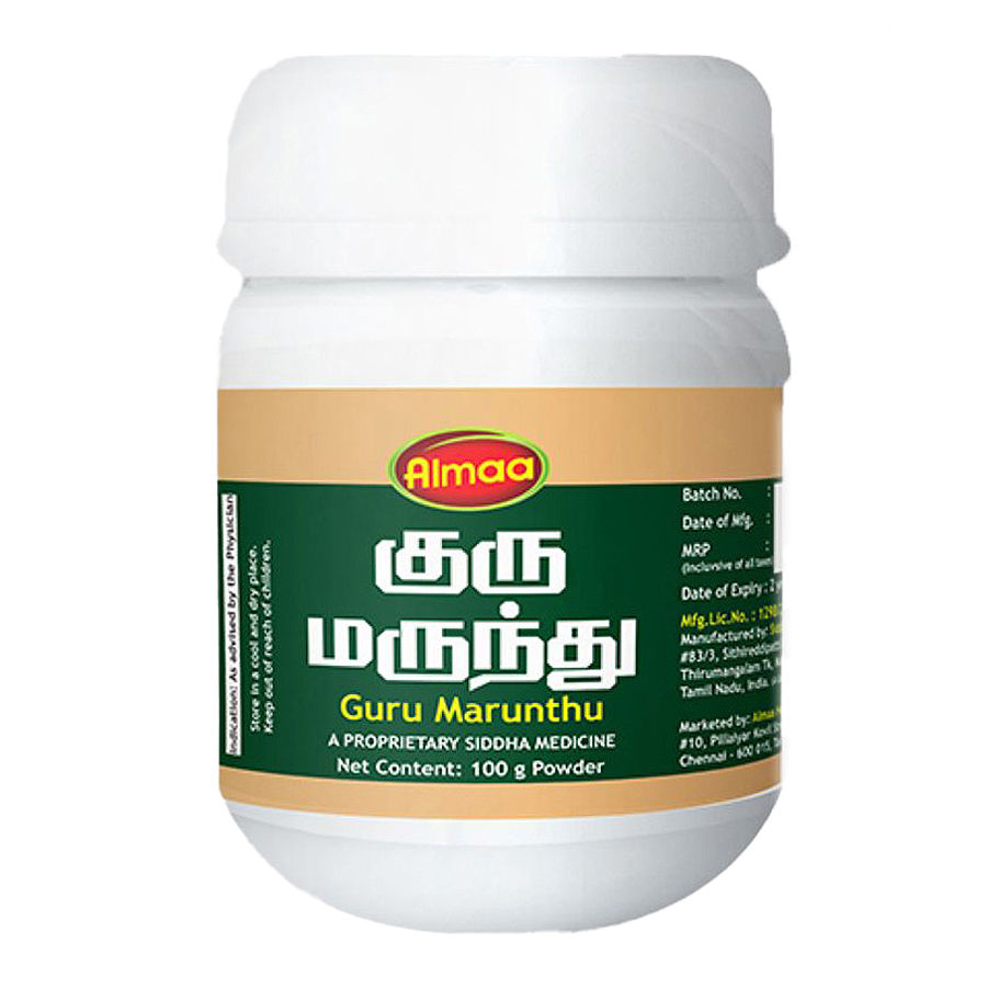 Almaa Guru Marunthu Powder, 100 gm Price, Uses, Side Effects ...