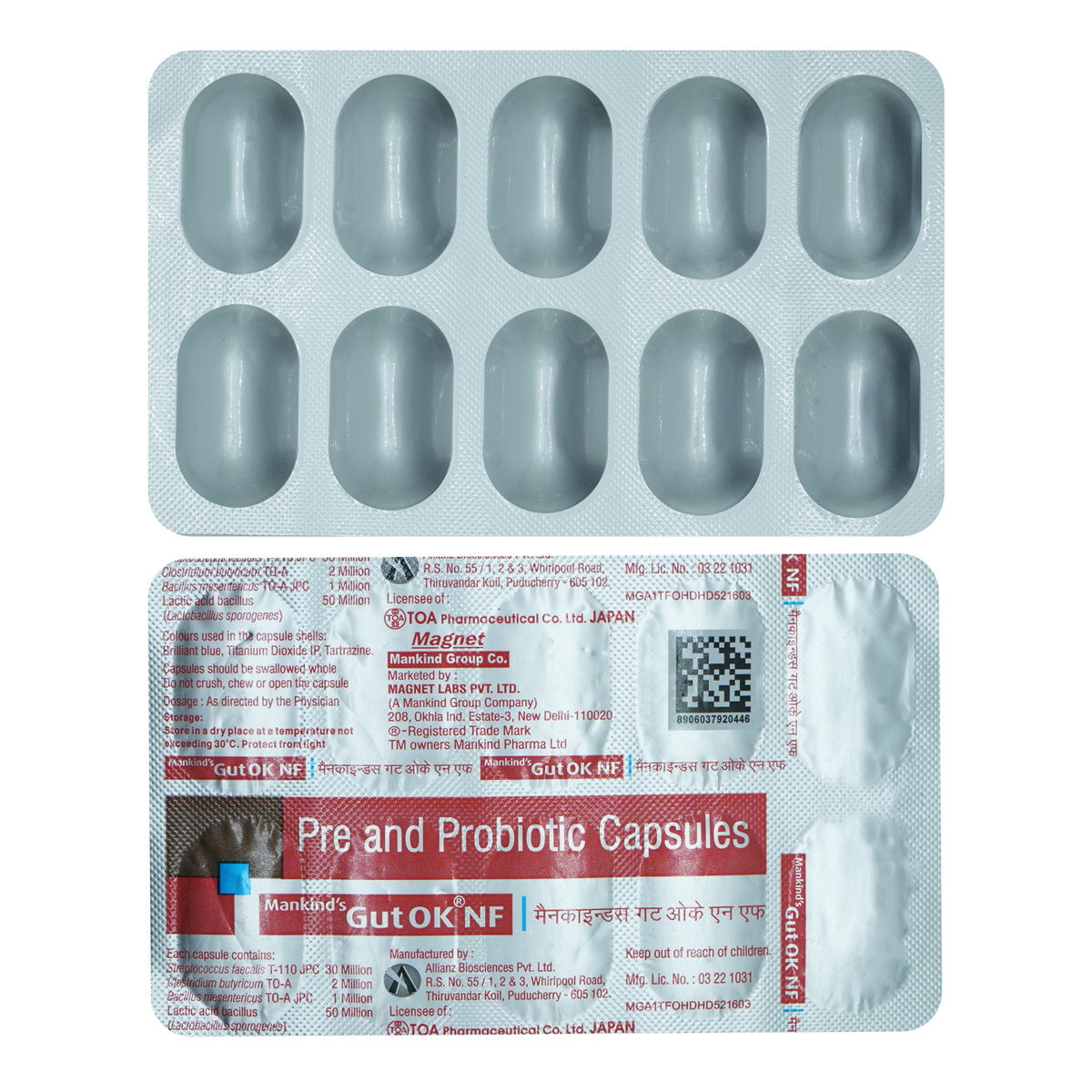 Gut OK NF Capsule | Uses, Side Effects, Price | Apollo Pharmacy