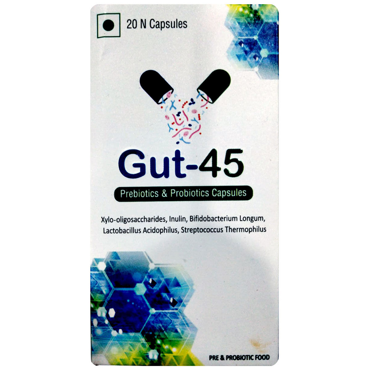 Gut-45 Capsule | Uses, Side Effects, Price | Apollo Pharmacy