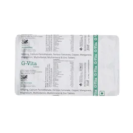 G-Vita Tablets | Uses, Side Effects, Price | Apollo Pharmacy