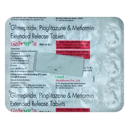 Gzor MP 2 Tablet | Uses, Side Effects, Price | Apollo Pharmacy