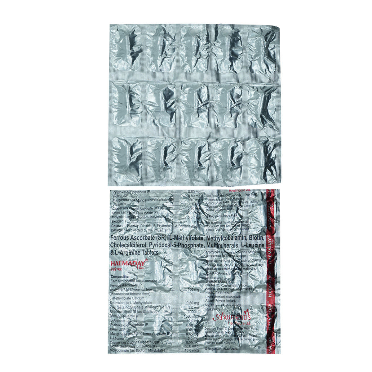 Haemaday Plus Tablet 15's Price, Uses, Side Effects, Composition ...