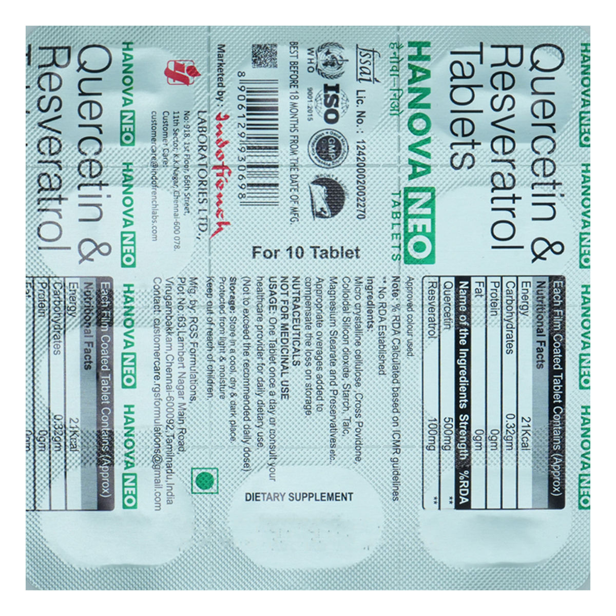 Hanova Neo Tablet Uses Side Effects Price Apollo Pharmacy