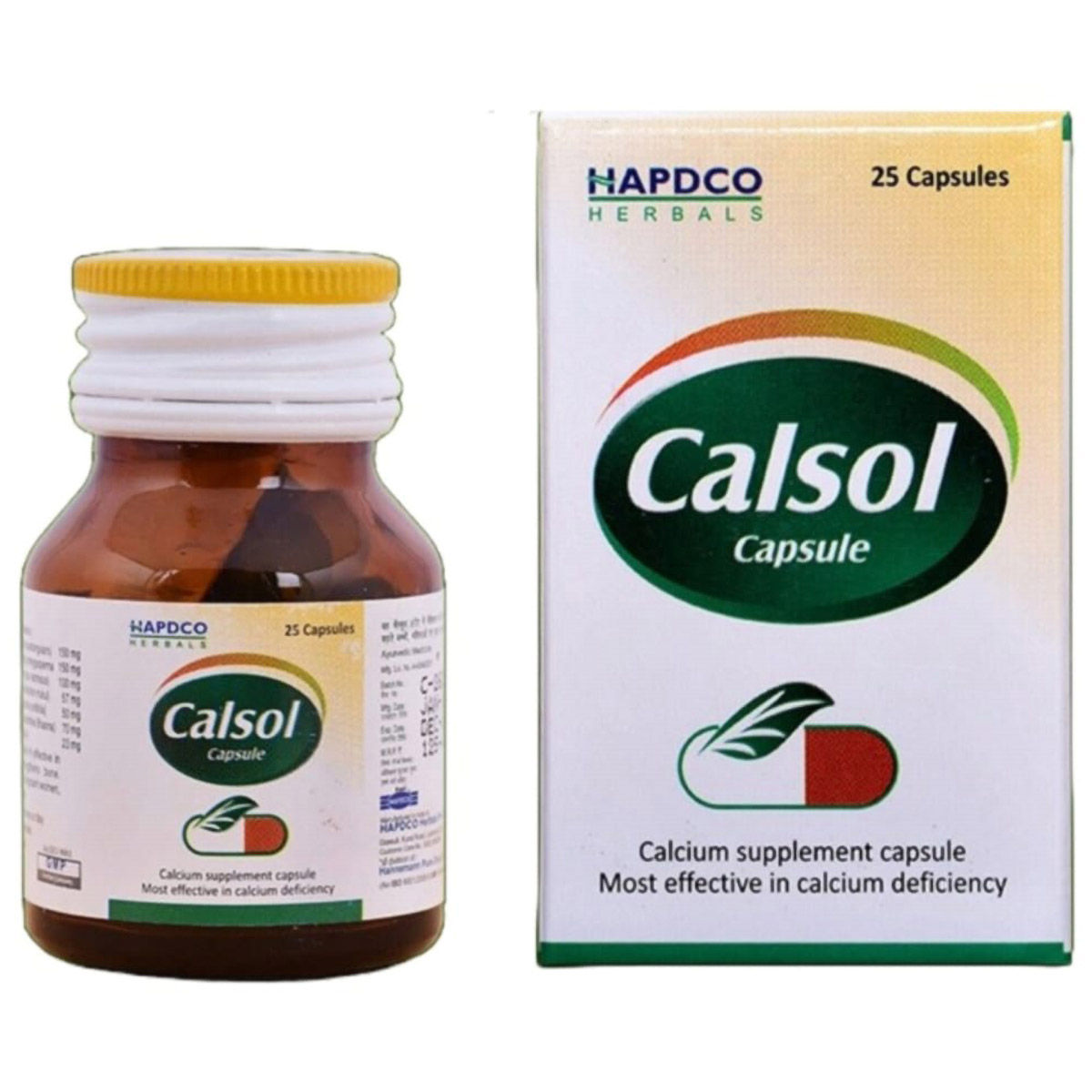 Buy Hapdco Calsol, 25 Capsules | 19 Minutes Delivery | Apollo Pharmacy