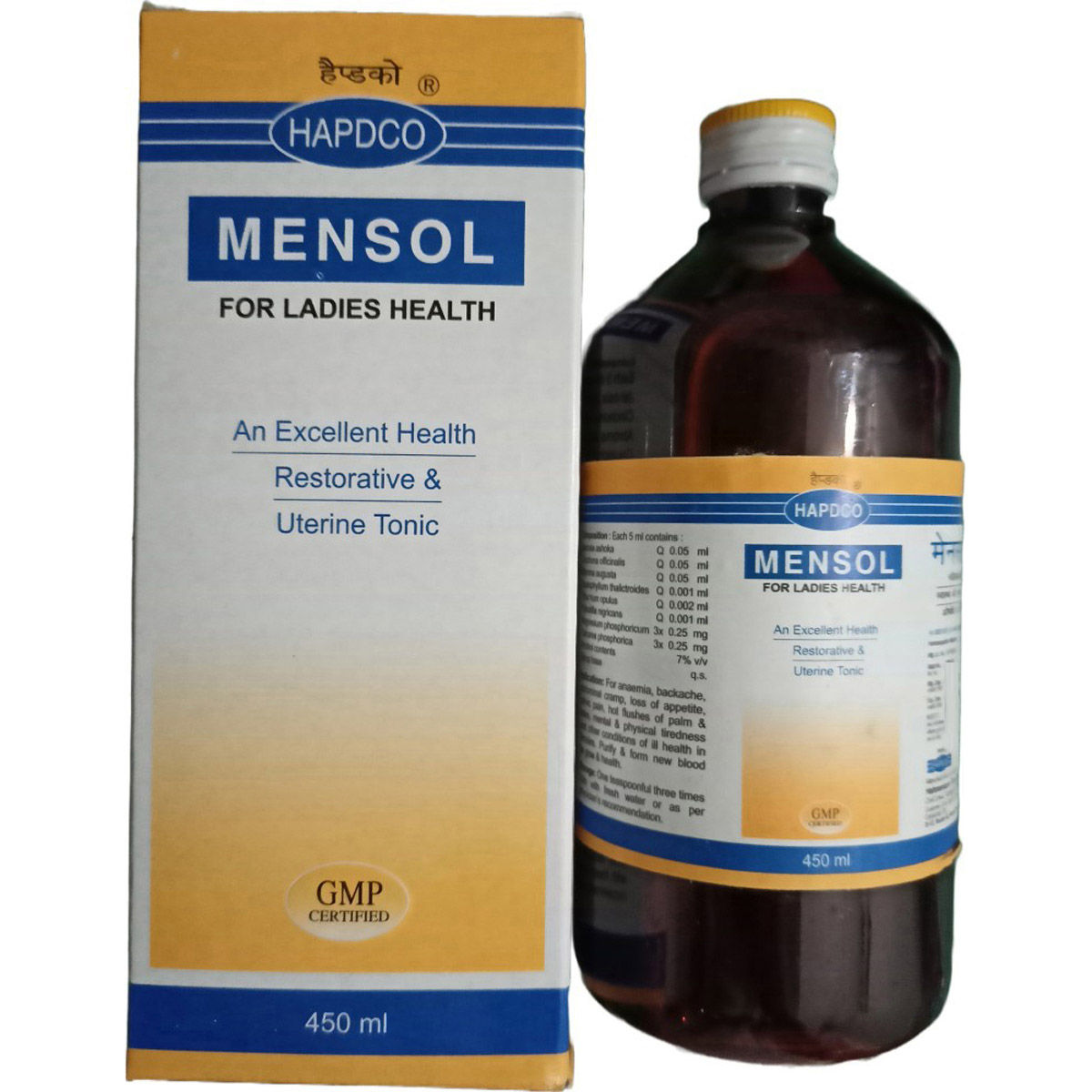Buy Hapdco Mensol Tonic, 450 ml | 19 Minutes Delivery | Apollo Pharmacy