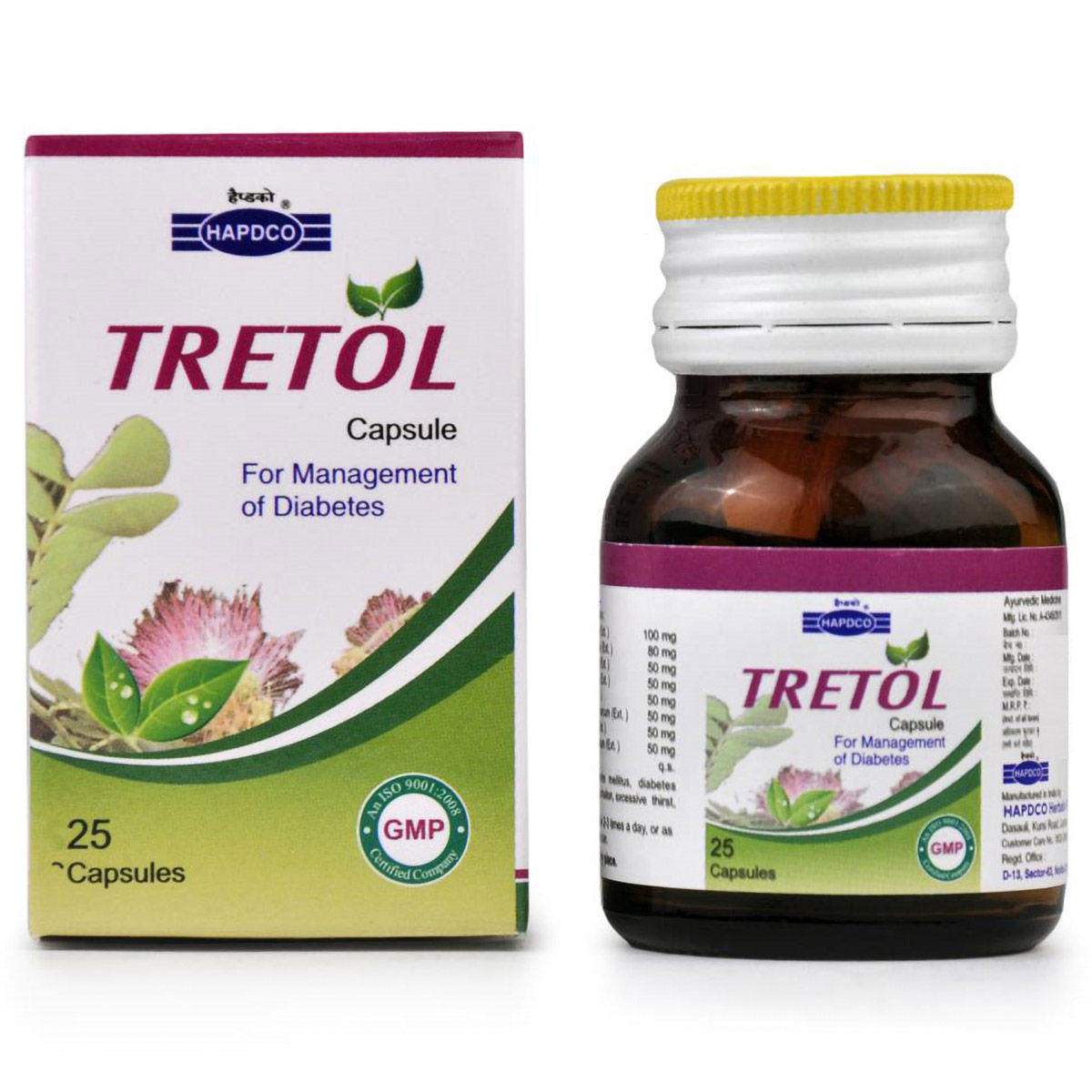 Buy Hapdco Tretol, 25 Capsules | 19 Minutes Delivery | Apollo Pharmacy