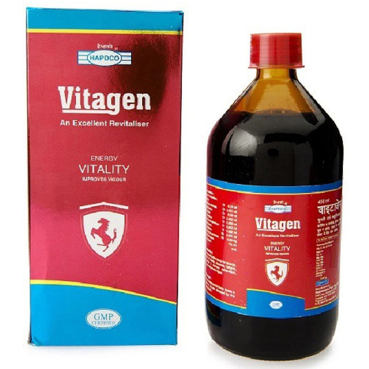 Buy Hapdco Vitagen Syrup, 450 ml | 19 Minutes Delivery | Apollo Pharmacy