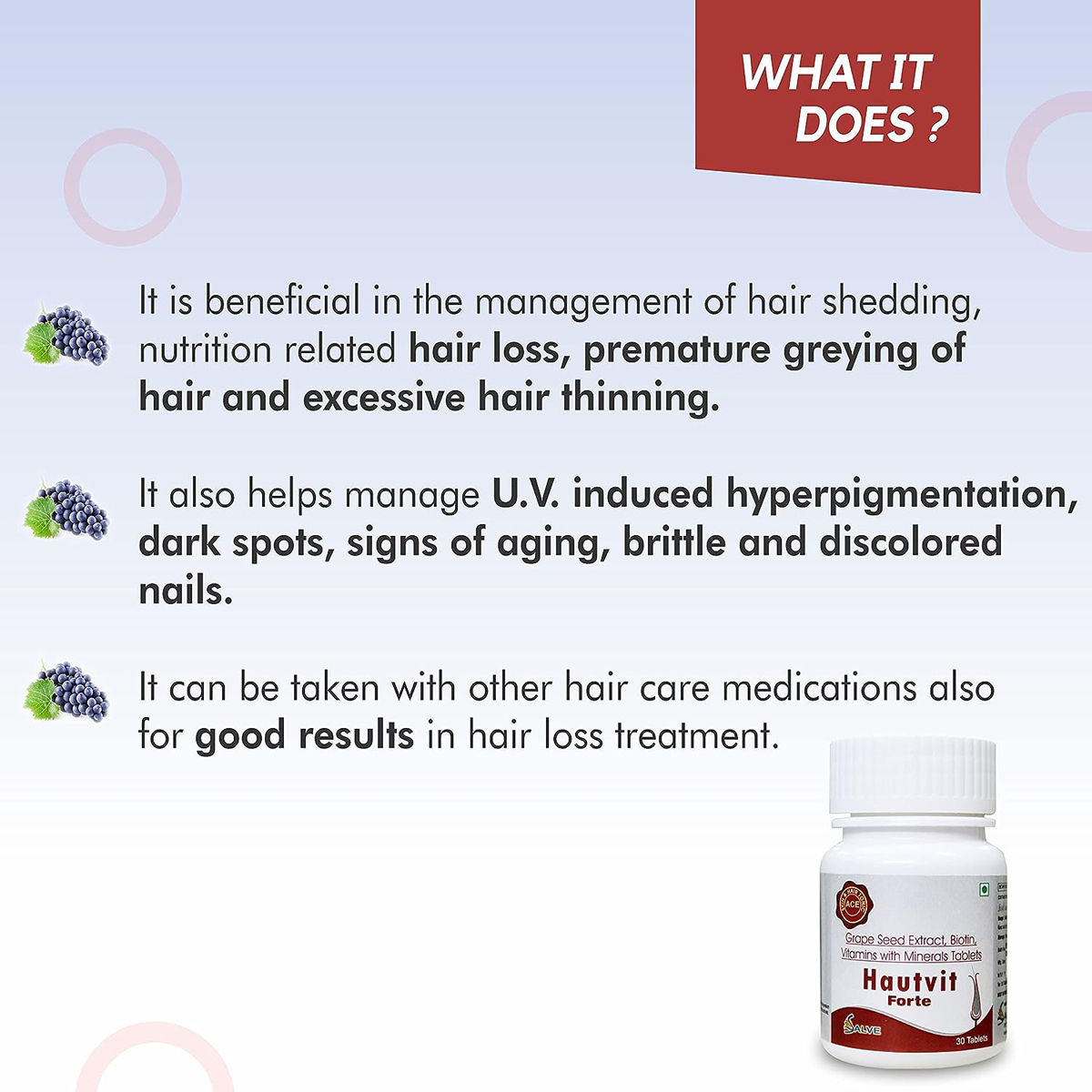 Hautvit Forte Tablet 30's Price, Uses, Side Effects, Composition ...