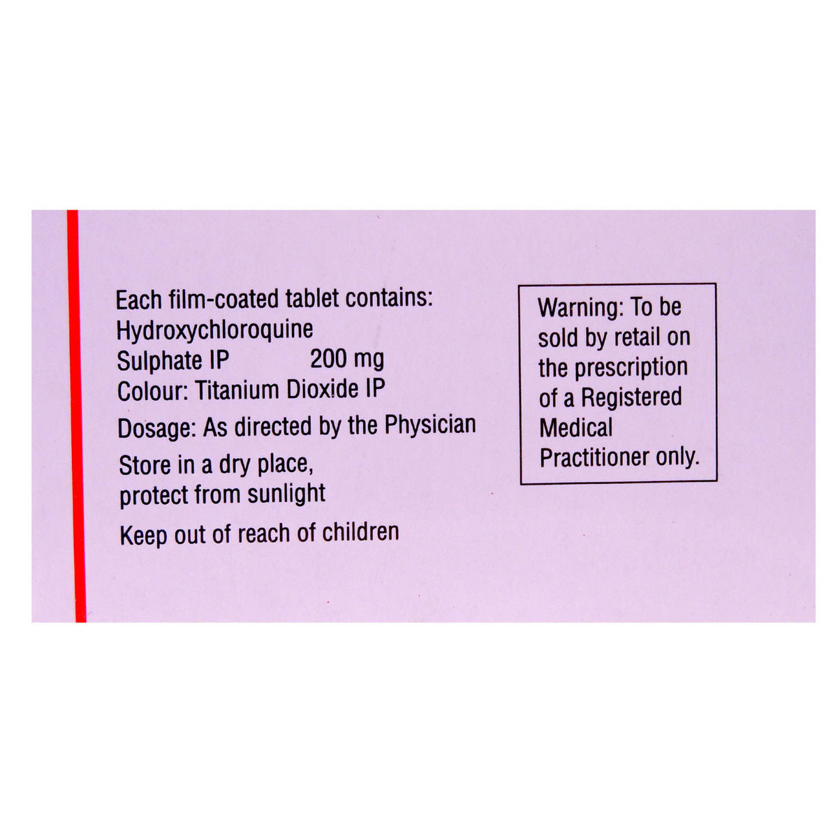 HCQS 200 Tablet 15's Price, Uses, Side Effects, Composition - Apollo ...
