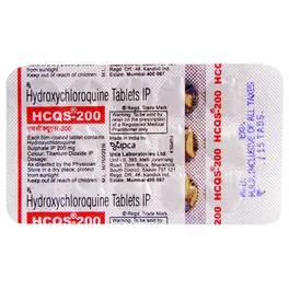 HCQS 200 Tablet | Uses, Side Effects, Price | Apollo Pharmacy