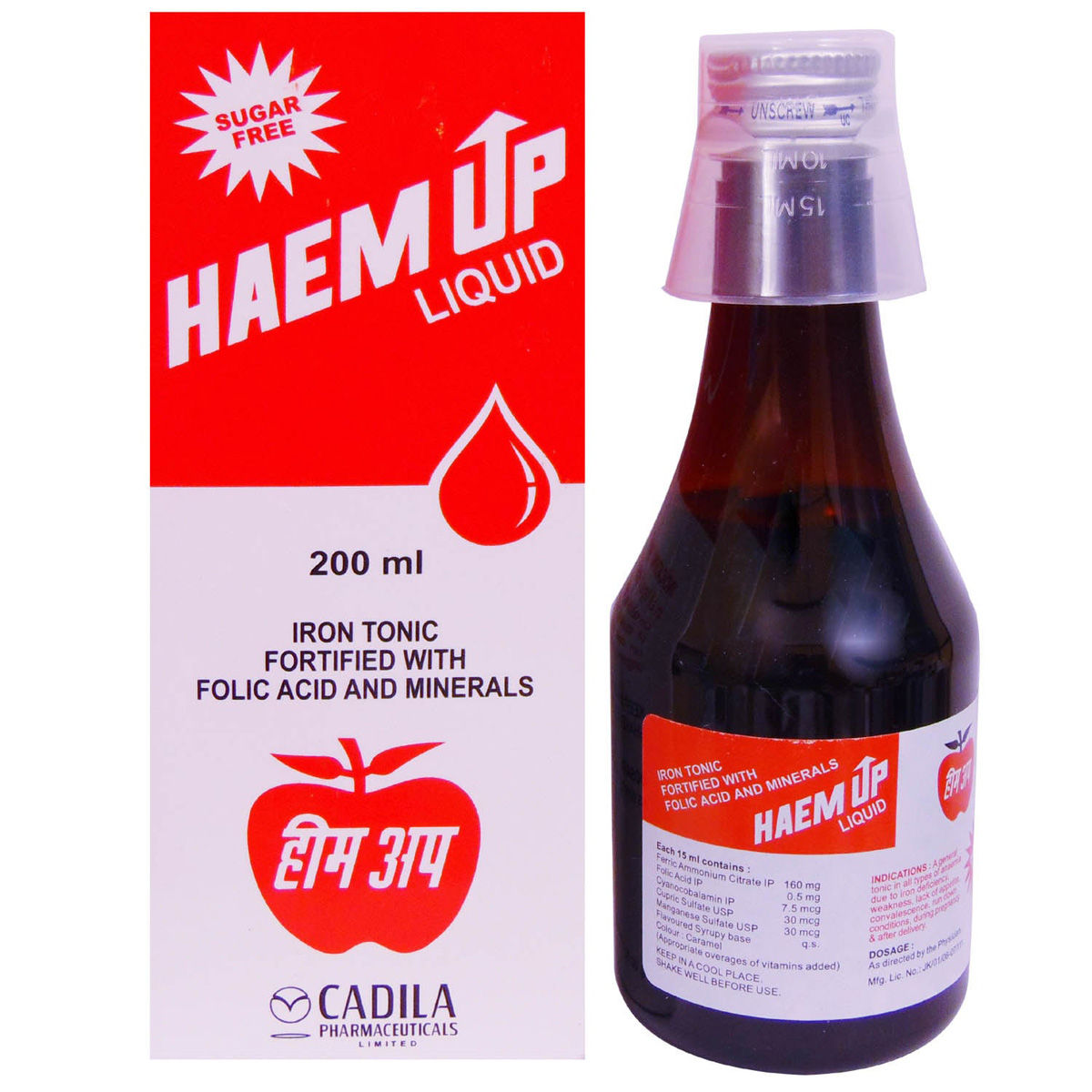 Heam Up SF Liquid | Uses, Side Effects, Price | Apollo Pharmacy