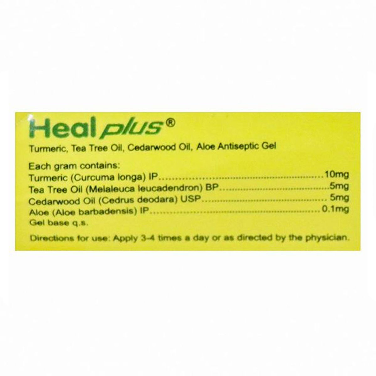 Heal Plus Gel, 25 gm Price, Uses, Side Effects, Composition - Apollo ...