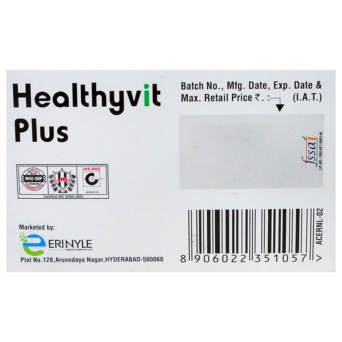 Healthyvit Plus Tablet | Uses, Side Effects, Price | Apollo Pharmacy