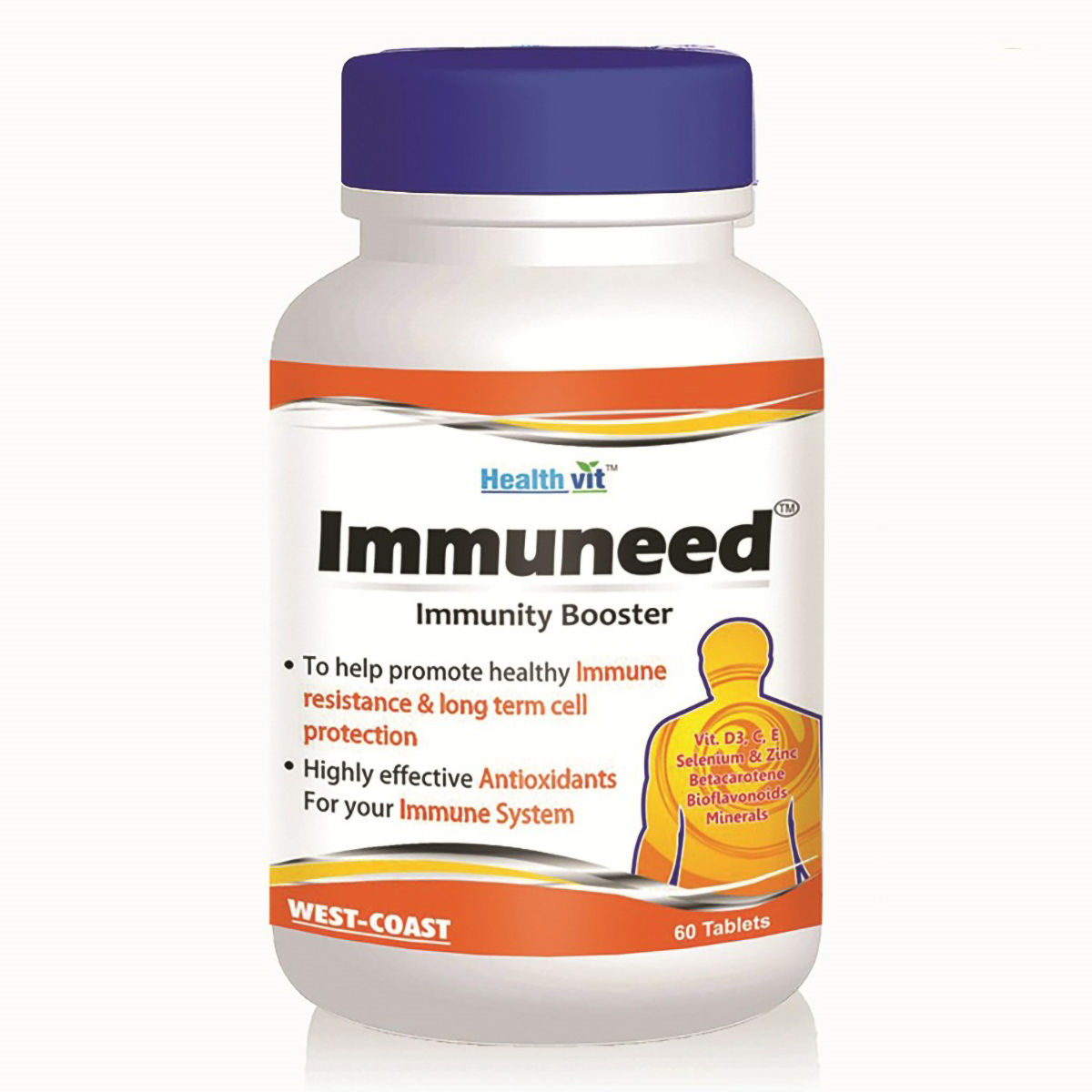 Buy Healthvit Immuneed Immunity Booster, 60 Tablets | 19 Minutes ...