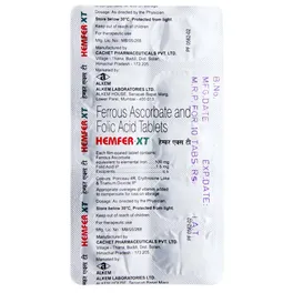 Hemfer-XT Tablet | Uses, Side Effects, Price | Apollo Pharmacy