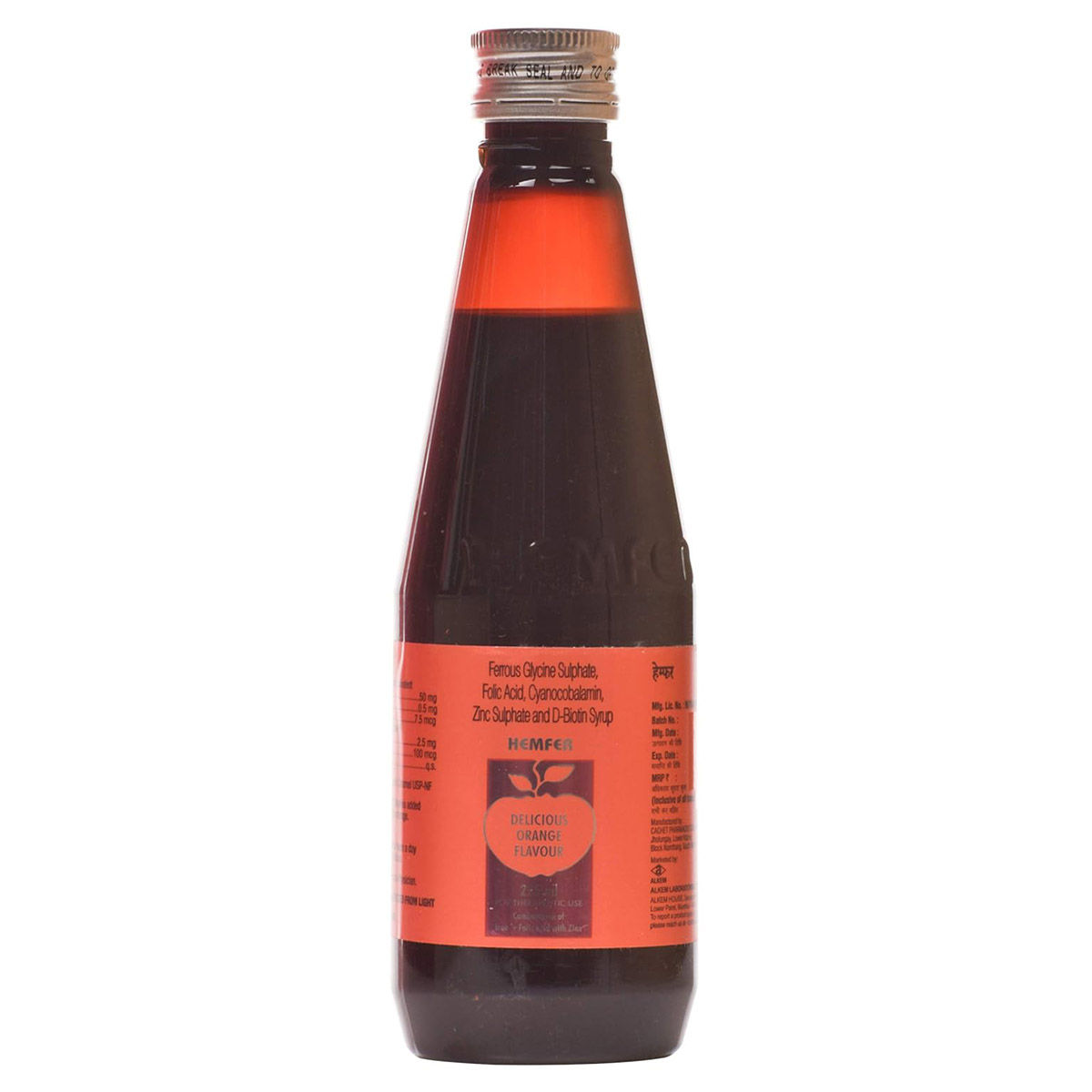 Hemfer Delicious Orange Flav Syrup | Uses, Side Effects, Price | Apollo ...