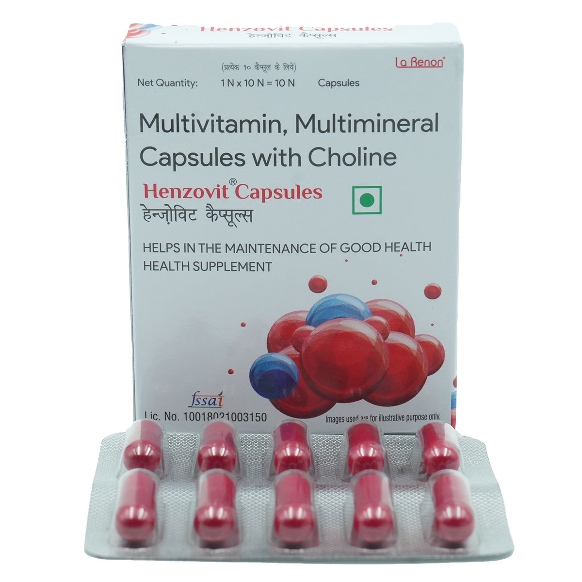 Henzovit Capsule 10's Price, Uses, Side Effects, Composition - Apollo ...