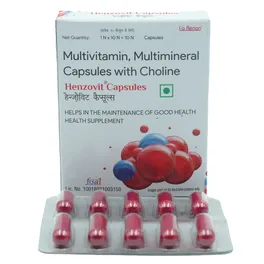Henzovit Capsule | Uses, Side Effects, Price | Apollo Pharmacy