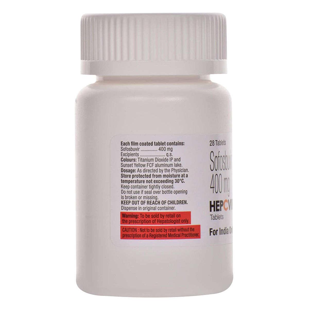 Hepcvir 400 mg Tablet 28's Price, Uses, Side Effects, Composition ...