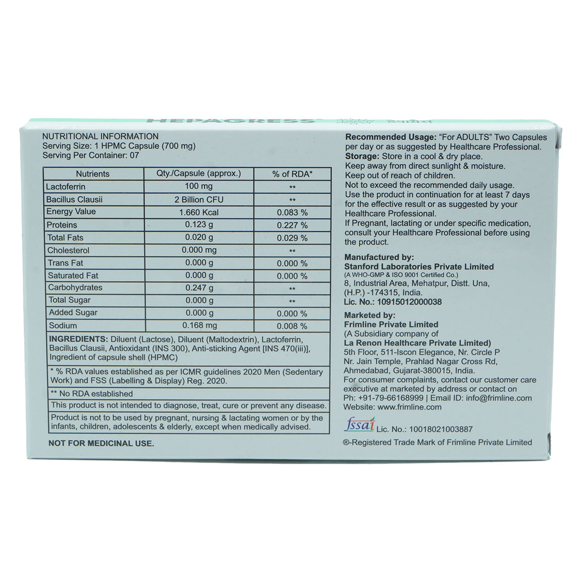 Hepagress Capsule 7's Price, Uses, Side Effects, Composition - Apollo ...