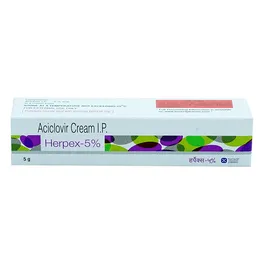 Herpex 5% Cream 5 gm | Uses, Side Effects, Price | Apollo Pharmacy