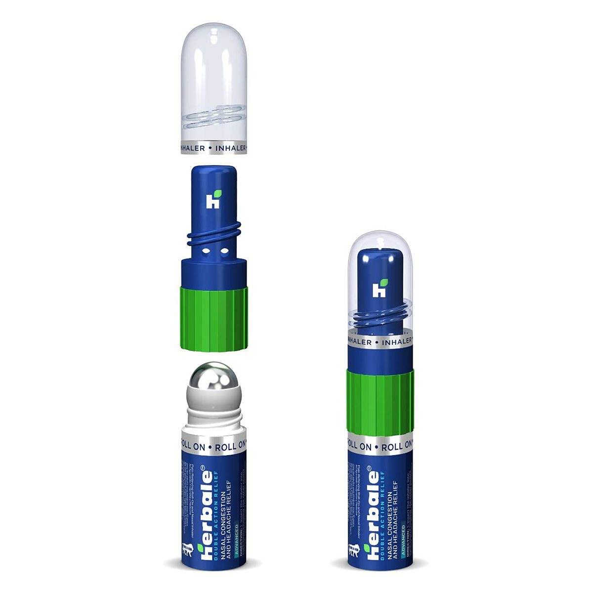 Buy Herbale Double Action Relief Inhaler and Roll on, 1 Count | 19 ...