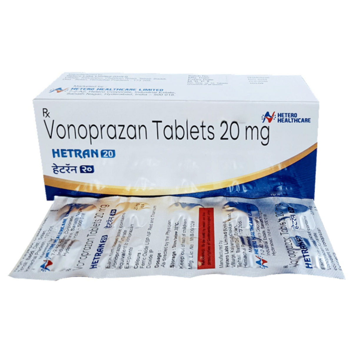 Hetran 20 Tablet 10's | Uses, Side Effects, Price | Apollo Pharmacy