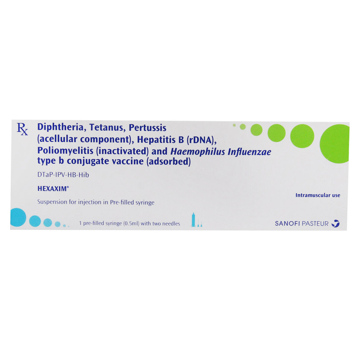 HEXAXIM INJECTION 0.5ML | Uses, Side Effects, Price | Apollo Pharmacy