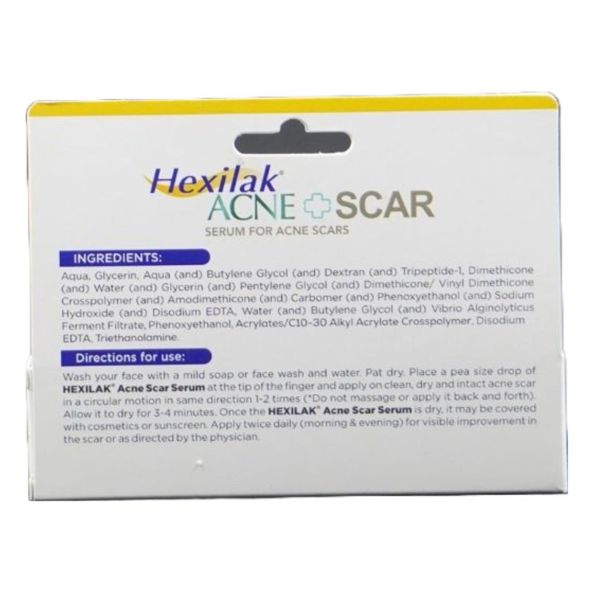 Hexilak Acne Scar Serum 15 gm Price, Uses, Side Effects, Composition ...