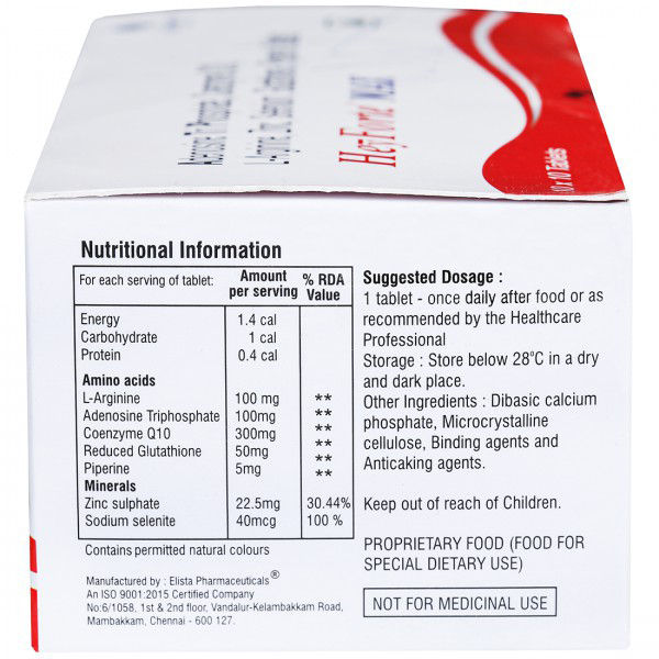 Heyforte Max Tablet 10's Price, Uses, Side Effects, Composition ...
