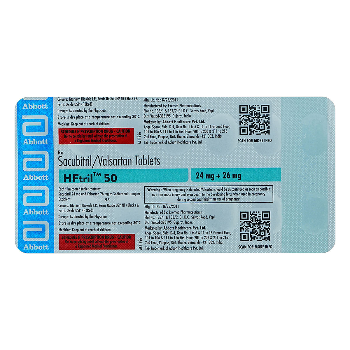 HFtril 50 Tablet | Uses, Side Effects, Price | Apollo Pharmacy