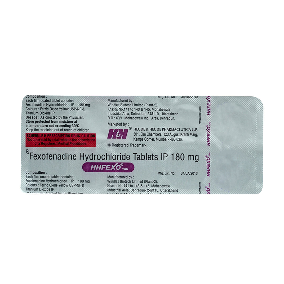 Hhfexo 180 Tablet | Uses, Side Effects, Price | Apollo Pharmacy