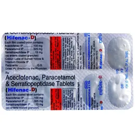 Hifenac-D Tablet | Uses, Side Effects, Price | Apollo Pharmacy