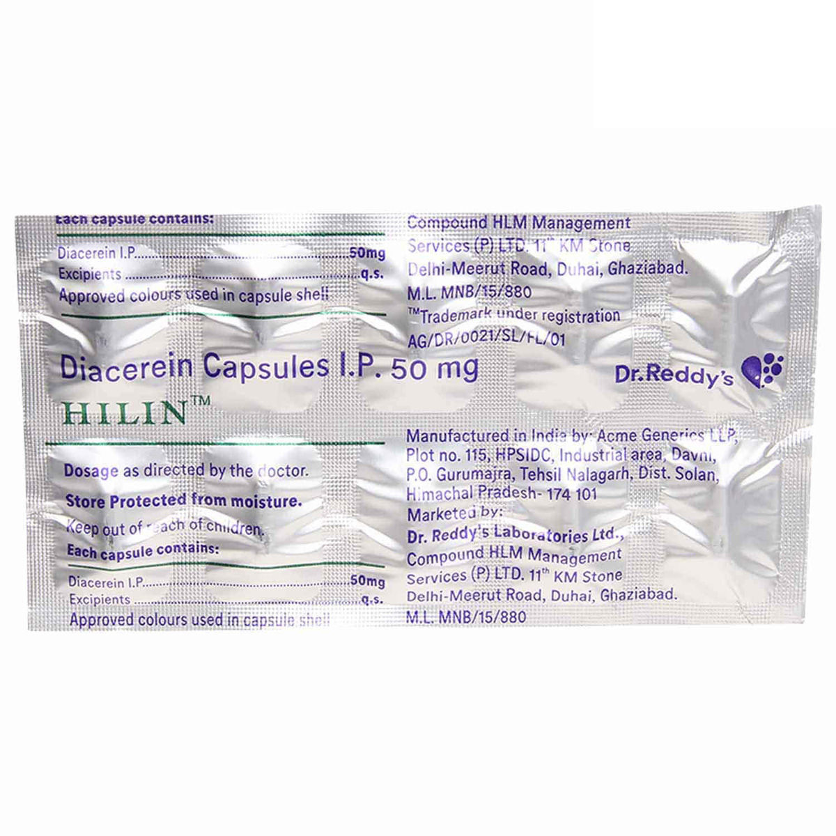 Hilin 50 Capsule | Uses, Side Effects, Price | Apollo Pharmacy