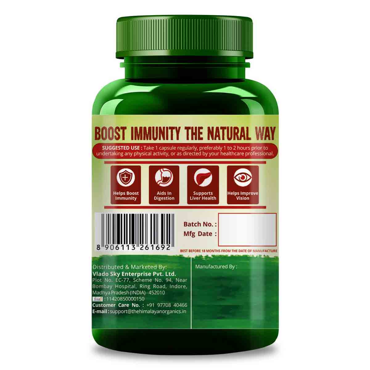 Himalayan Organics Immunity Booster, 60 Capsules Price, Uses, Side ...