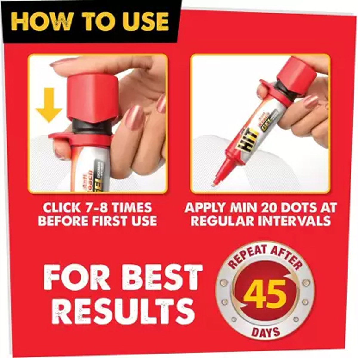 Buy Hit Anti Roach Gel, 20 gm | 19 Minutes Delivery | Apollo Pharmacy