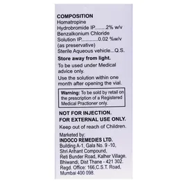 Homide Eye Drops 5 ml | Uses, Side Effects, Price | Apollo Pharmacy