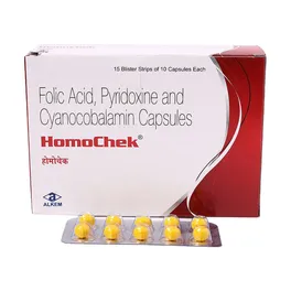 Homochek Capsule | Uses, Side Effects, Price | Apollo Pharmacy