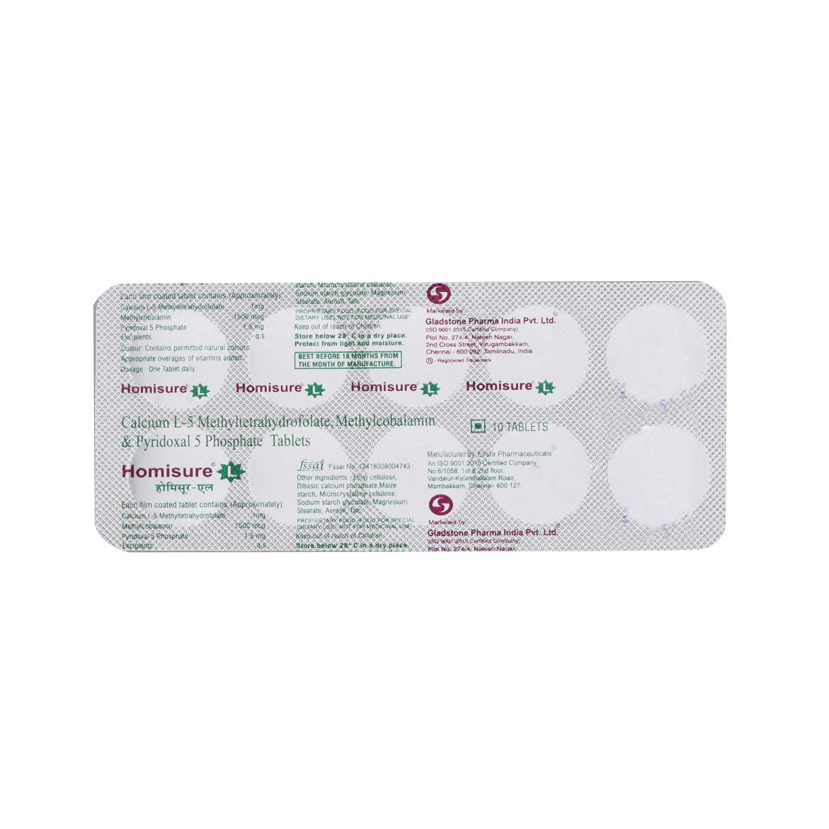 HOMISURE L TABLETS 10'S Price, Uses, Side Effects, Composition - Apollo ...