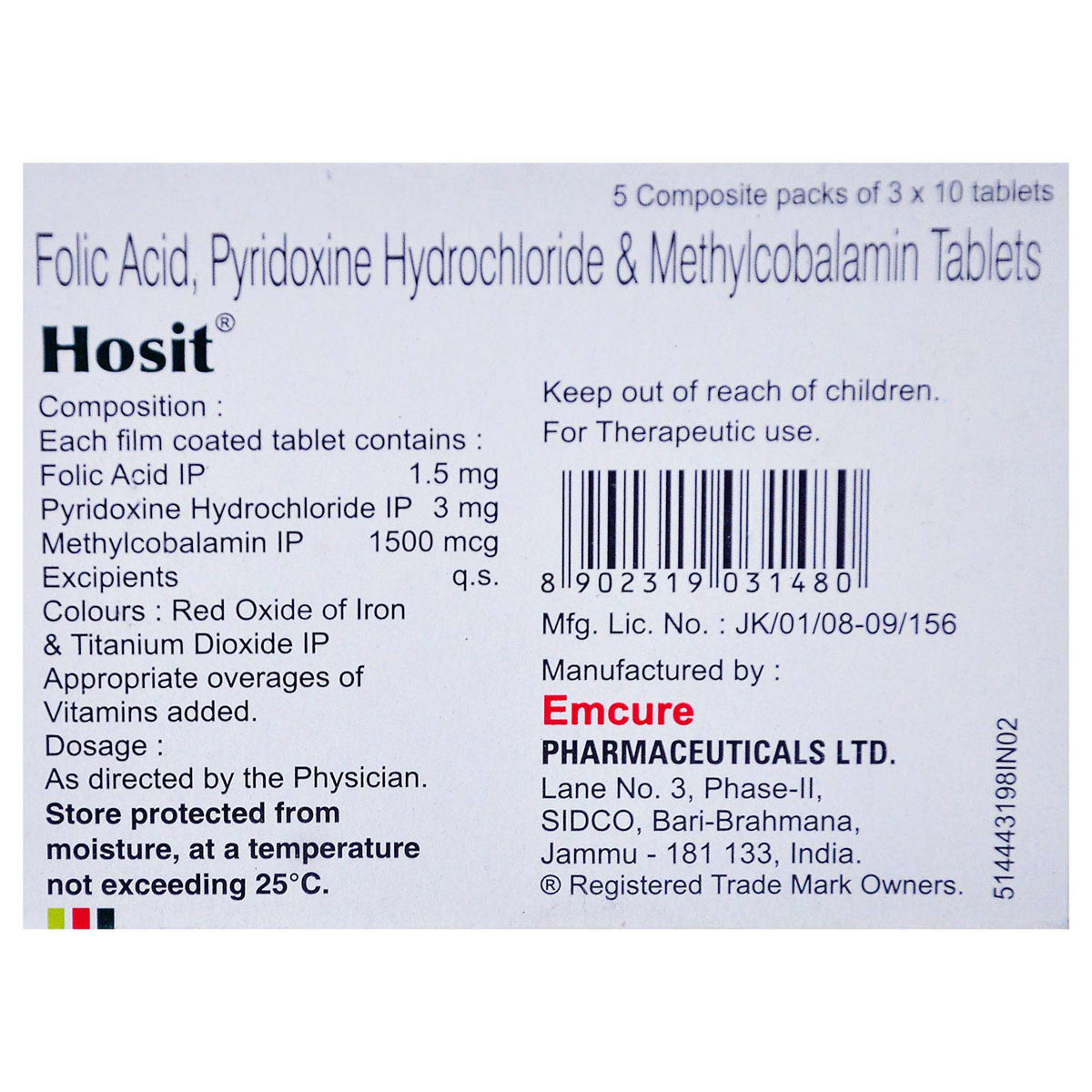Hosit Tablet | Uses, Side Effects, Price | Apollo Pharmacy
