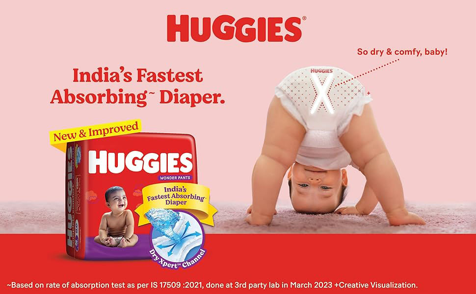 Buy Huggies Complete Comfort Wonder Baby Diaper Pants NB/XS, 90 Count ...