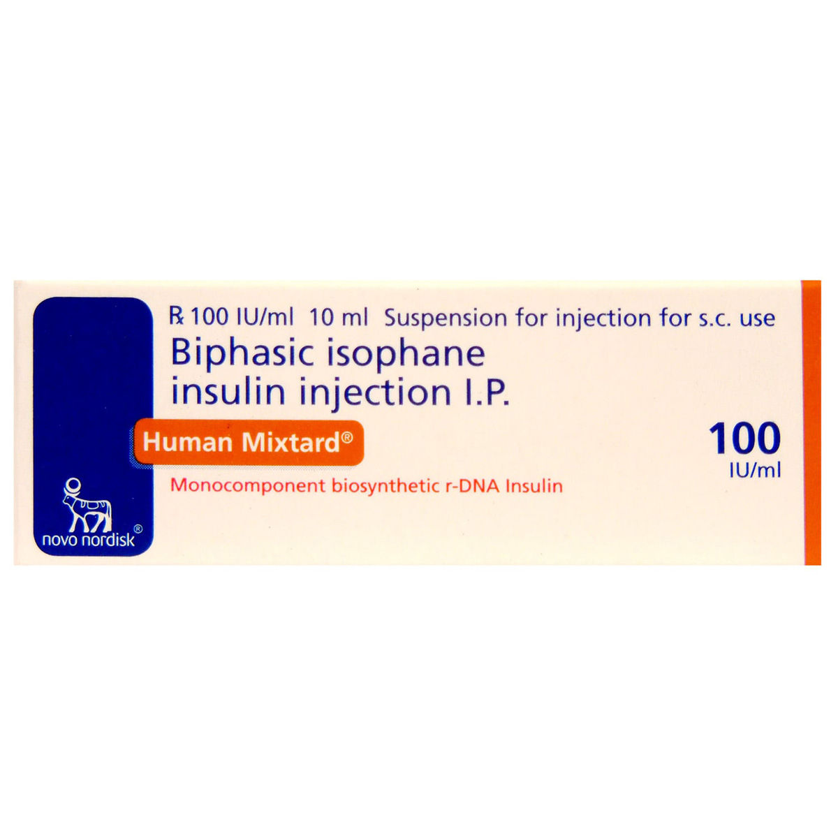 Human Mixtard 70/30 Suspension for Injection 100 | Uses, Side Effects ...