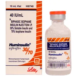 Huminsulin 30/70 Injection 40 | Uses, Side Effects, Price | Apollo Pharmacy