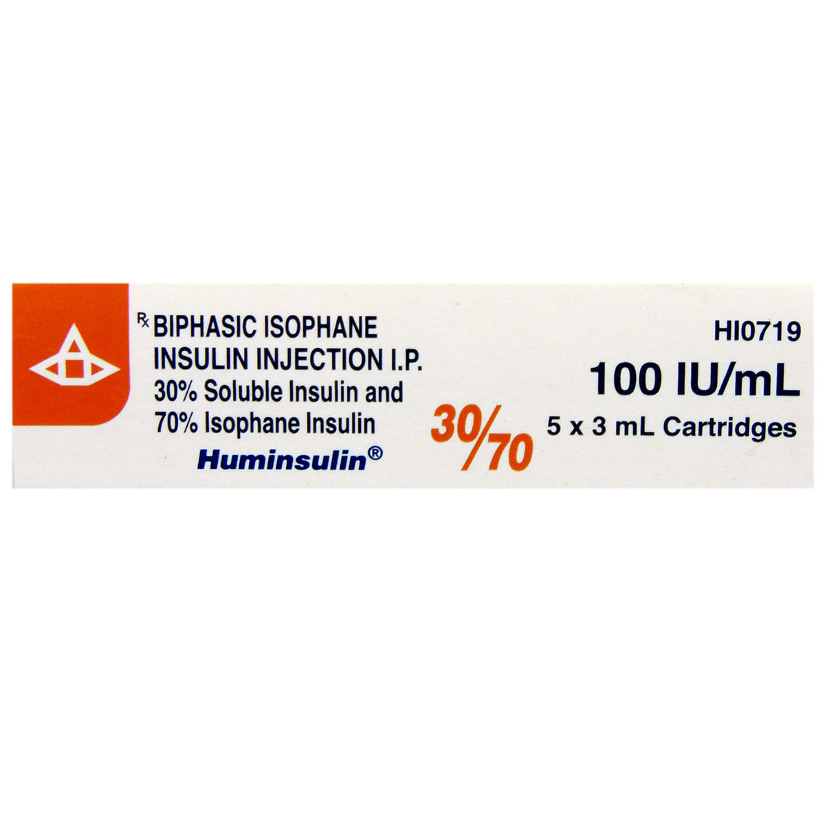 Huminsulin 30/70 100IU/ml Cartridge 5 x 3 ml | Uses, Side Effects, Price | Apollo Pharmacy