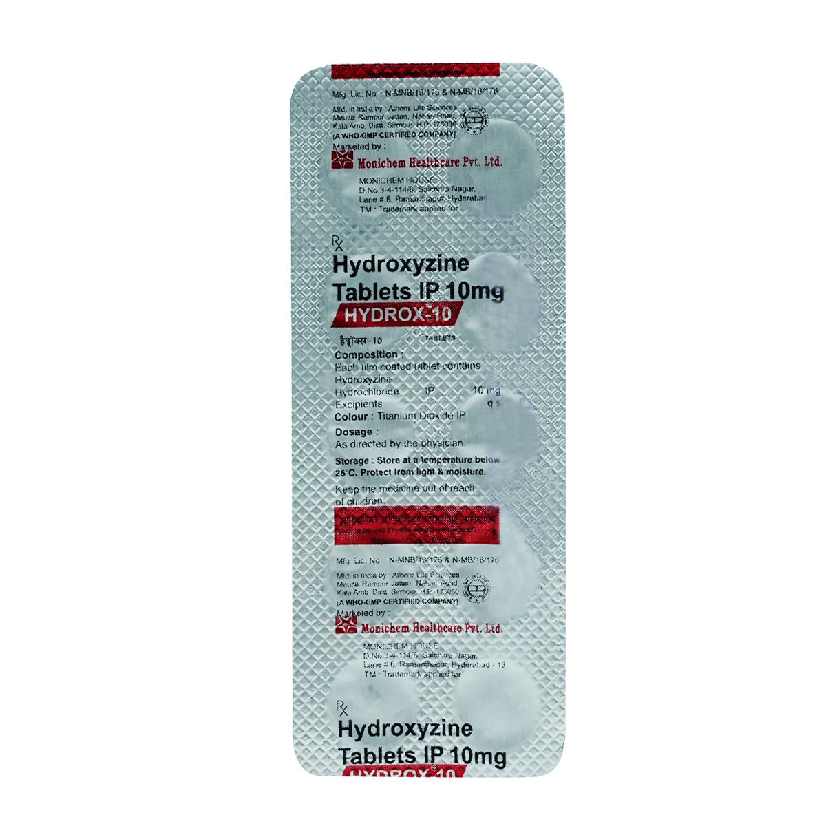 Hydrox 10 mg Tablet | Uses, Side Effects, Price | Apollo Pharmacy