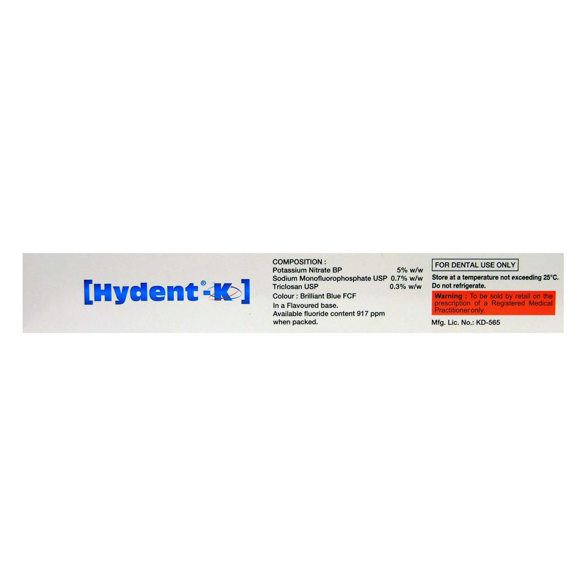 Buy Hydent-K Sensitive Teeth Toothpaste, 100 gm | 19 Minutes Delivery ...